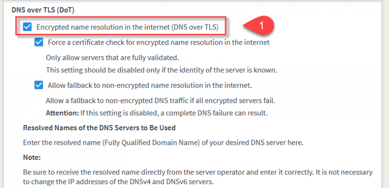 Hoe stel ik versleuteld surfen/DNS over TLS (DoT) in? | Freedom Helpdesk